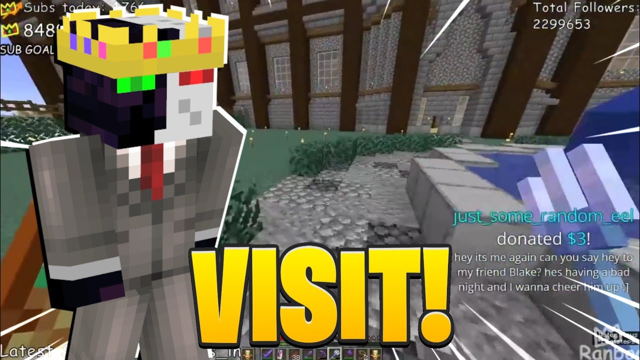 Ranboo Visits SNOWCHESTER & MANSION! (Dream SMP) - YouTube