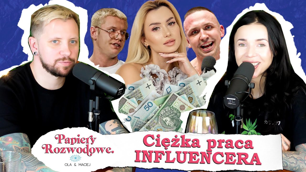 Czy bycie influencerem to CIĘŻKA PRACA? - Papiery Rozwodowe Podcast #70 ...