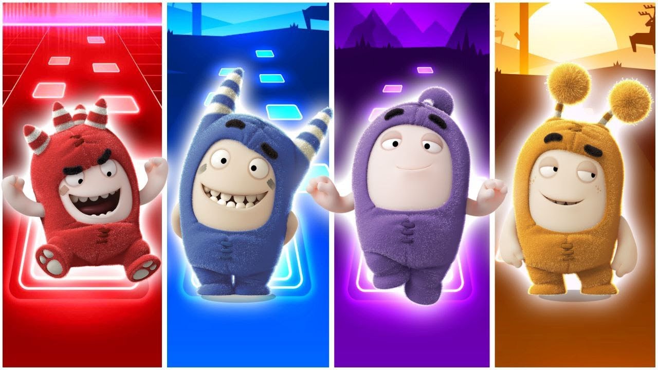 💖Oddbods Red 🆚 Oddbods Blue 🆚 Oddbods Purple 🆚 Oddbods Yellow. 🎶 Who ...