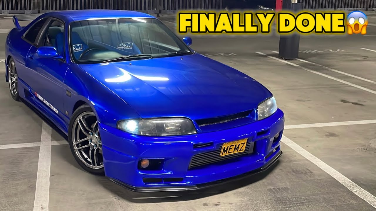 THE R33 GTR FRONT BUMPER LOOKS AMAZING!!! - YouTube