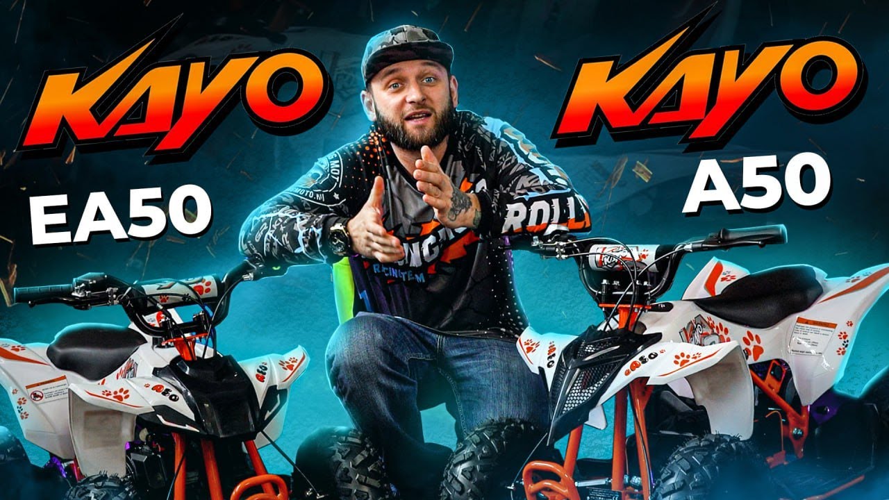 Kayo A50 и Kayo eA50 - Детские квадрики / Обзор квадроцикла - YouTube