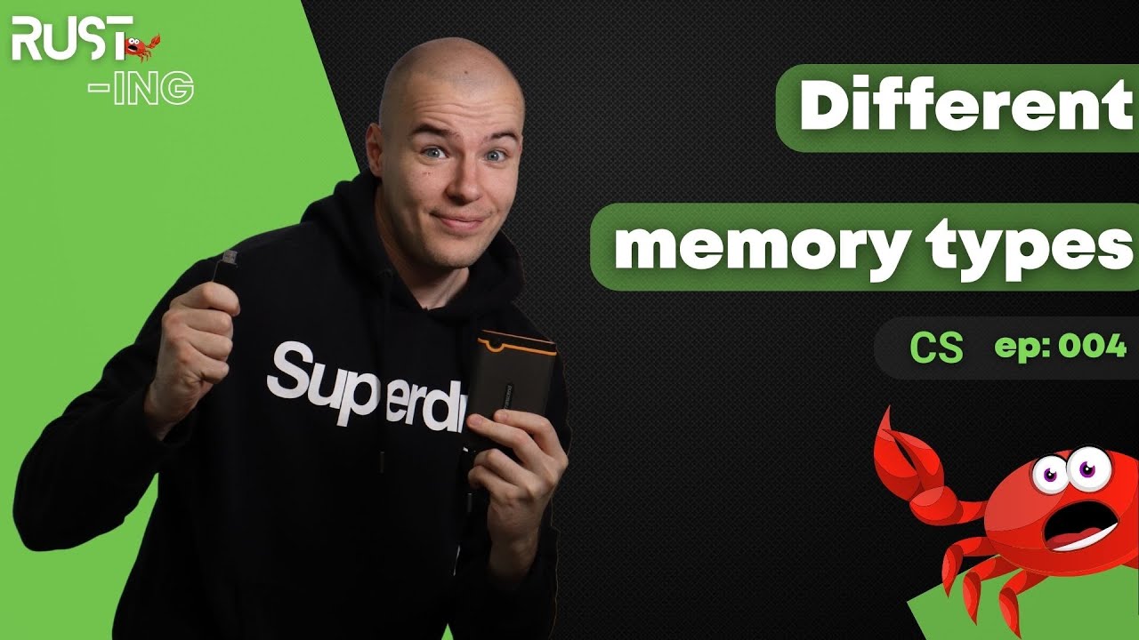 CS 004 - Different memory types and their usage - YouTube