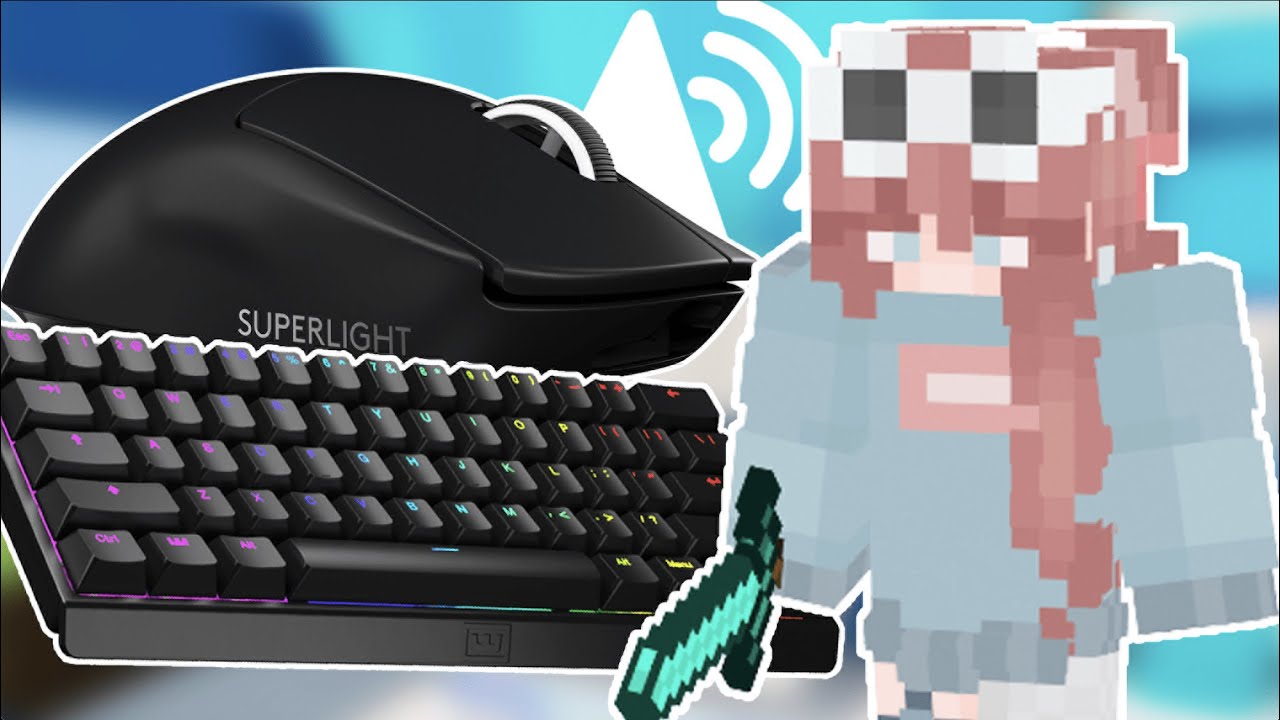 Crispy Keyboard + Mouse Sounds ASMR | Hypixel Bedwars - YouTube