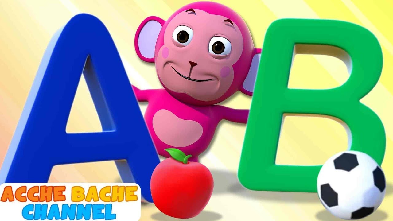 Phonics For Kids अल्फाबेट्स गीत | The ABC Song | Nursery Rhymes By ...