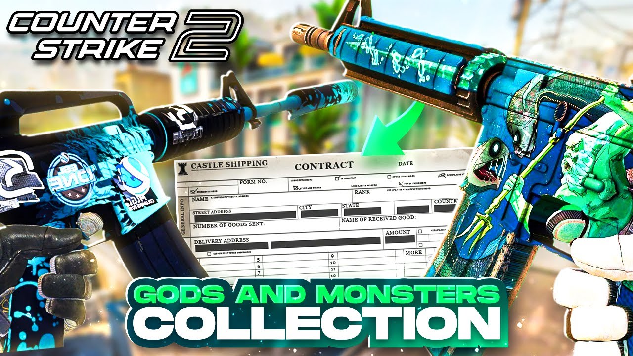 M4 POSEIDON TRADEUPS || CS2 GODS AND MONSTERS COLLECTION - YouTube