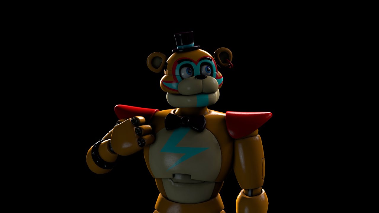 Glamrock Freddy FNaF movement test - YouTube