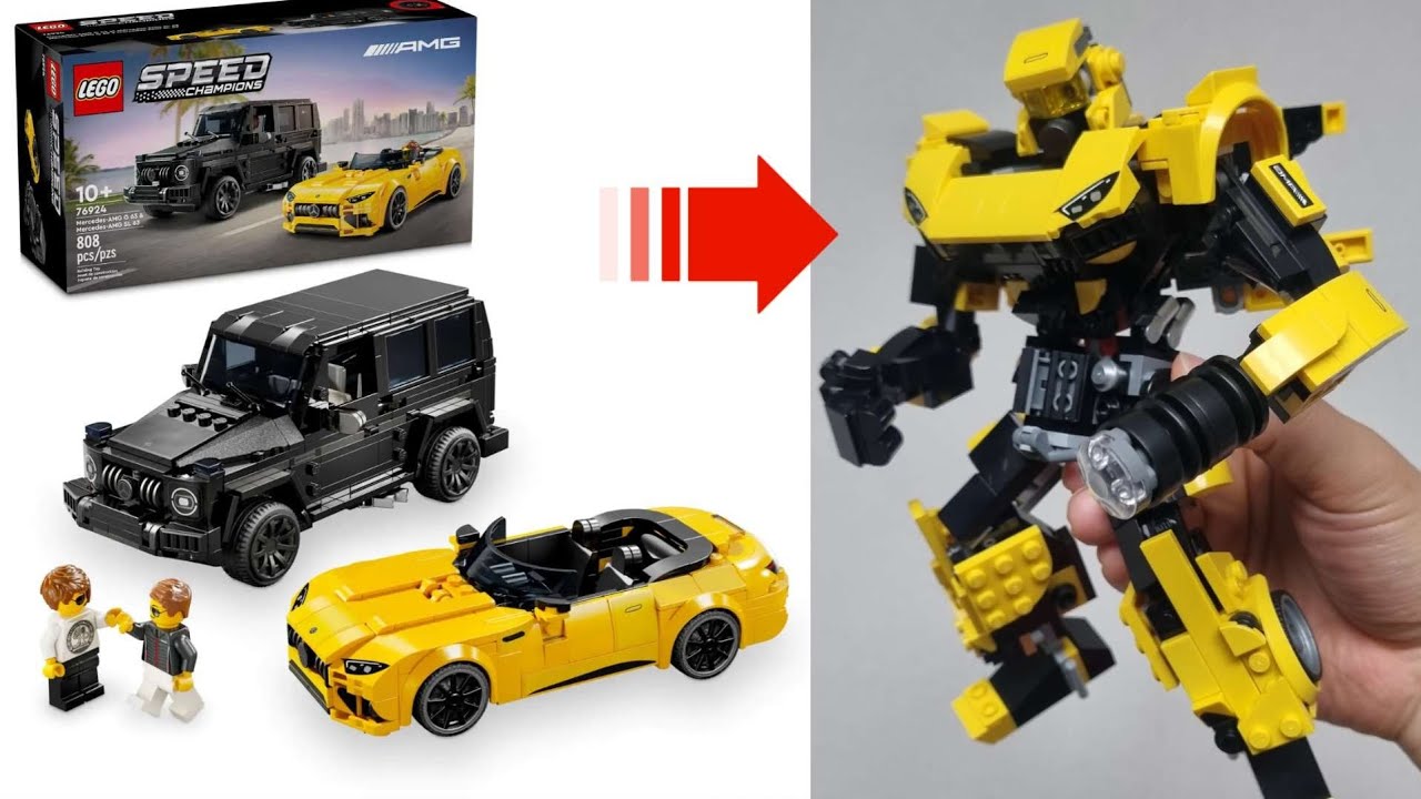 Lego MOC Bumblebee alternative build of 76924 - YouTube