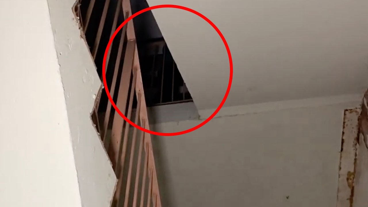 Mysterious Figure Spotted In Abandoned Care Home - YouTube
