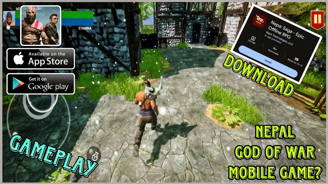 🚨Nepal *GOD OF WAR* Mobile Game?🚨 | Nepa: Saga - Epic Offline RPG ...