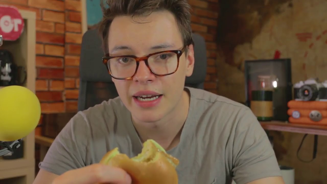 Eating A Shamrock Shake Fillet O' Fish Together - YouTube