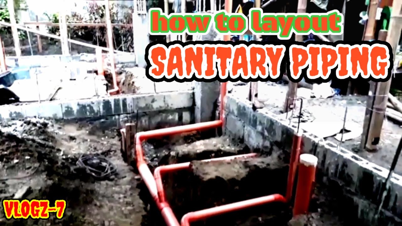 HOW TO LAYOUT UNDERGROUND SANITARY PIPING | ENHENYERO @ WORK - YouTube