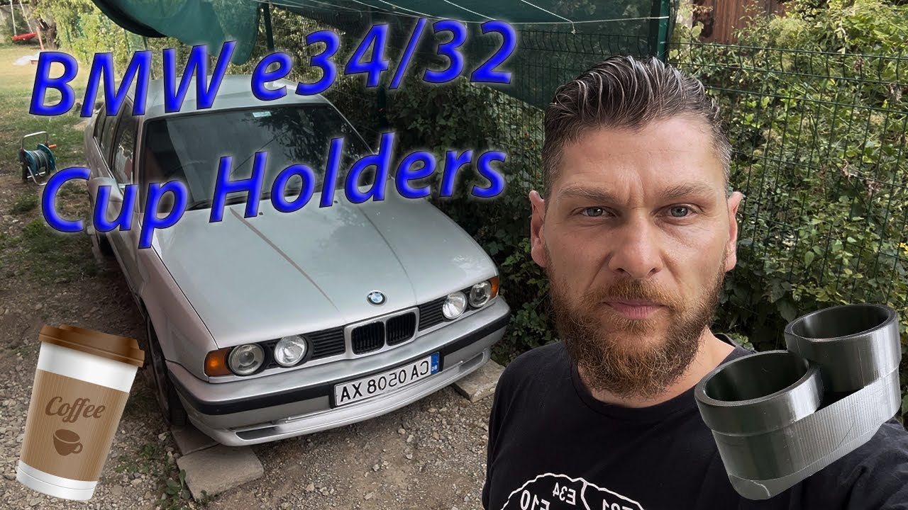 BMW E34 E32 Cup Holders REVIEW - YouTube