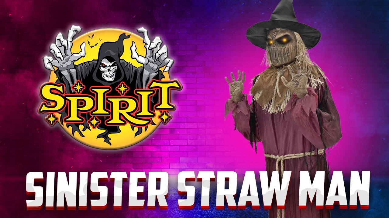 Sinister Straw Man Spirit Halloween 2025 - YouTube