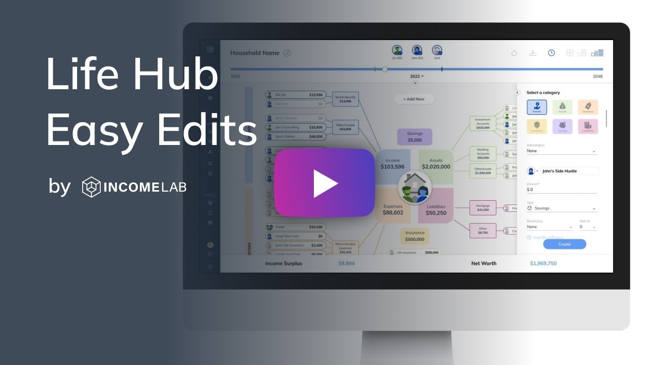 Life Hub Easy Edits by Income Lab - YouTube