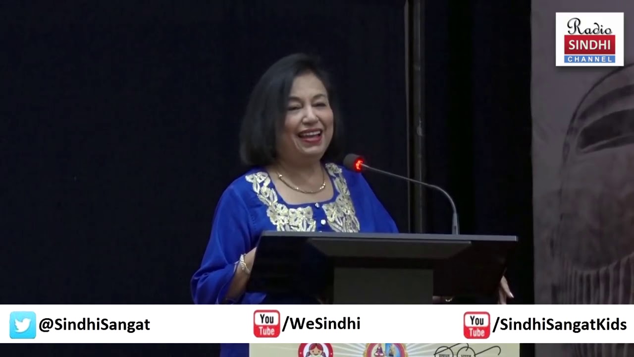 Asha Chand at All India Sindhi Academic Conference - February 2019 ...