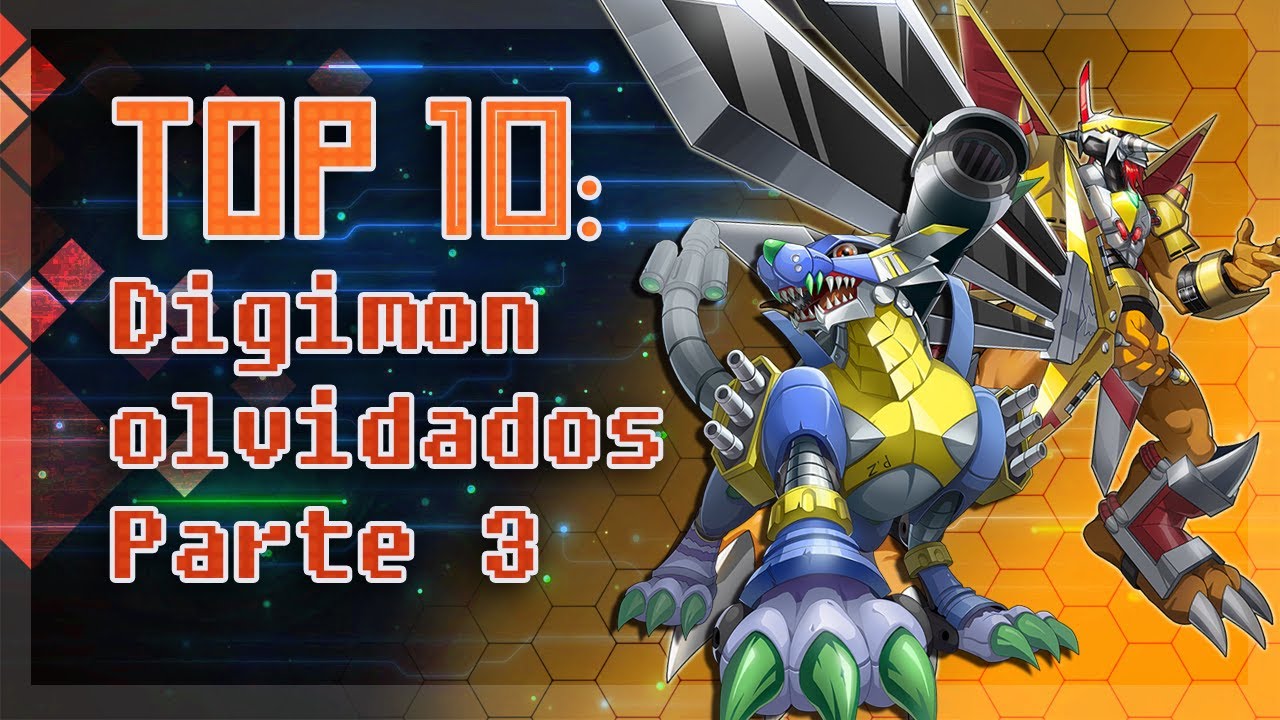 TOP 10 DIGIMON MAS OLVIDADOS Y DESAPROVECHADOS de la Franquicia PARTE 3 ...