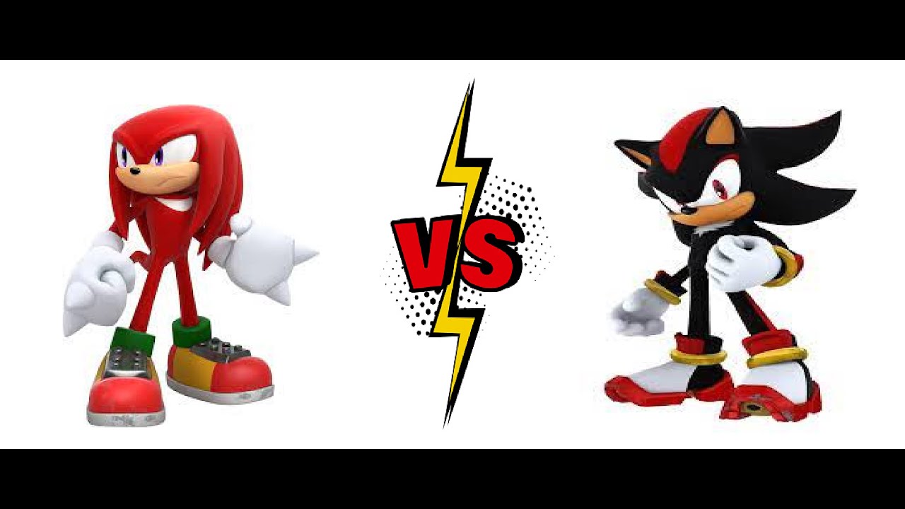 Knuckles vs Shadow - YouTube