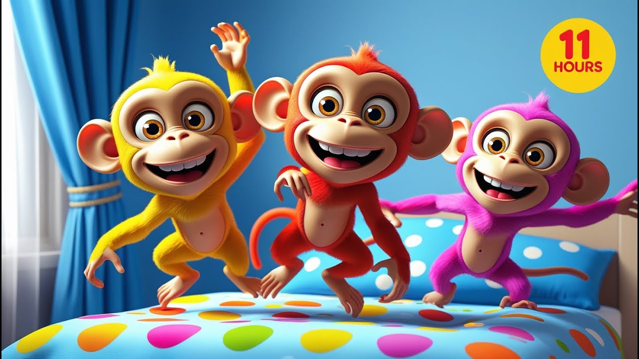 Five Little Monkeys | Five Little Ducks + Plus de comptines et de ...