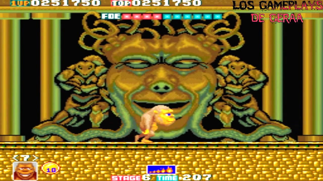 Toki arcade clasicos juego completo PARTE 2 - YouTube