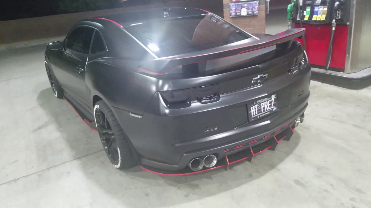 Custom Built Camaro Walk Around - YouTube