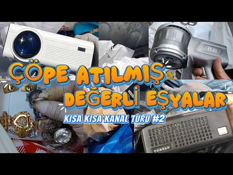 🎯 Çöpten Çıkardığım Değerli Eşyalar | Kısa Bir Kanal Turu #2