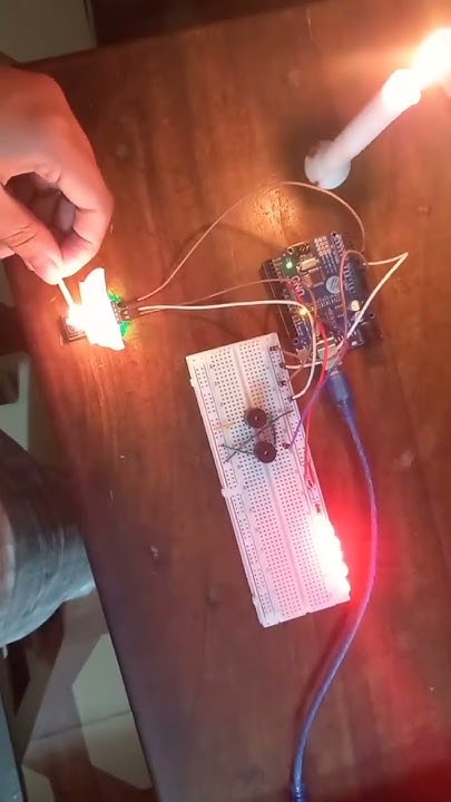 POV: Fire alarm with IR sensor. #arduino #robotics #project #firealarm #irsensor #led - YouTube