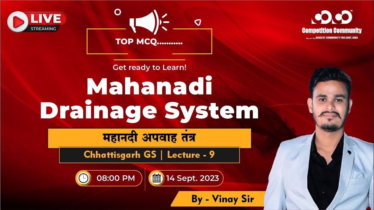 Mahanadi Drainage System | Lec - 9 | Target on Prelims (TOP) MCQ Series ...