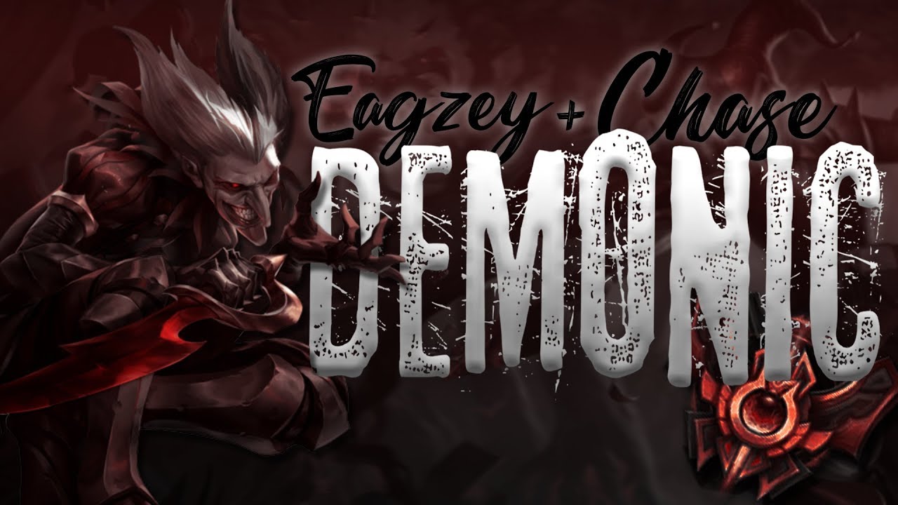 DEMONIC - EAGZEY & CHASE - Season 8 Challenger Shaco Montage - YouTube