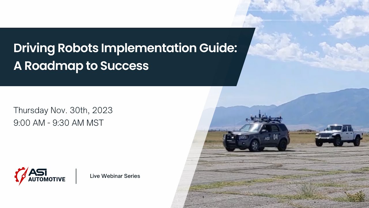 Driving Robots Implementation Guide: A Roadmap to Success - YouTube
