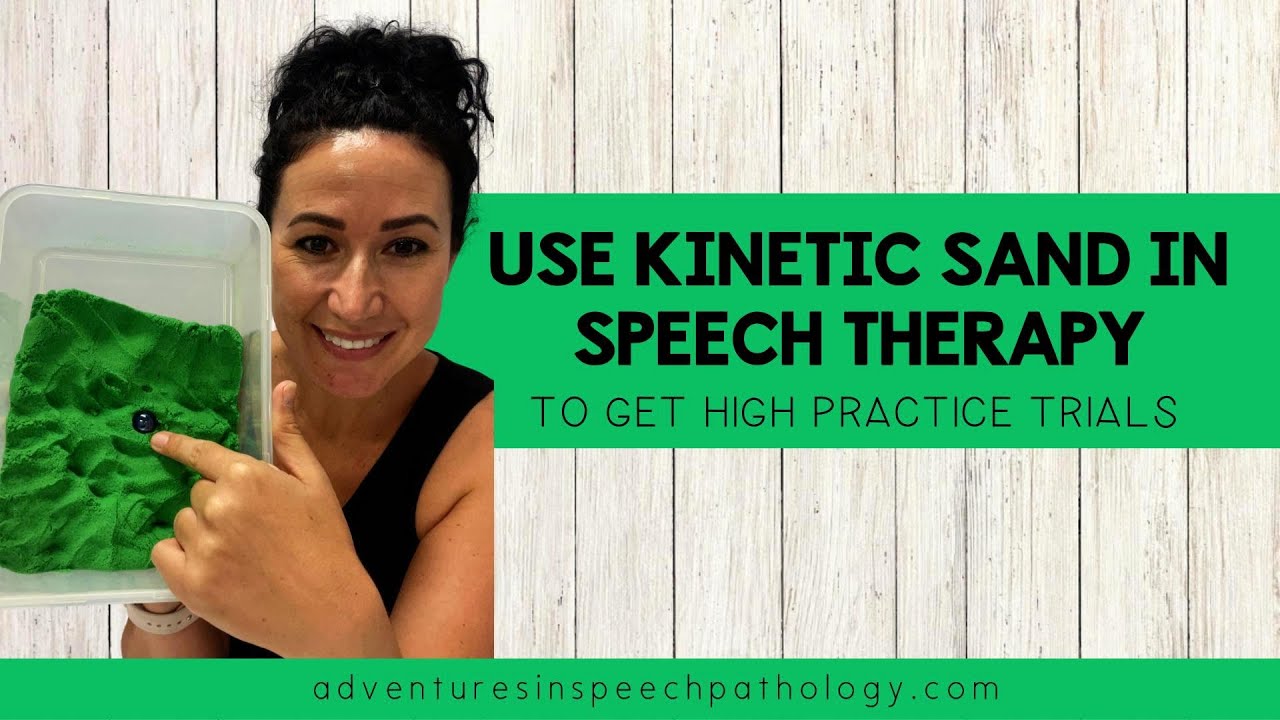 Use Kinetic Sand in Speech Therapy - YouTube