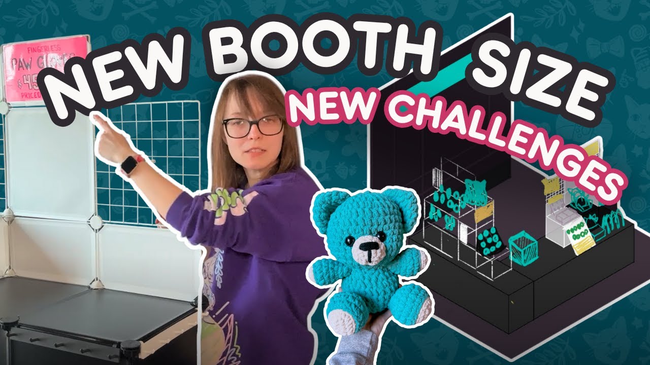 Adapting My Artist Alley Setup for a 10x10 Exhibitor Booth! 📐 - YouTube