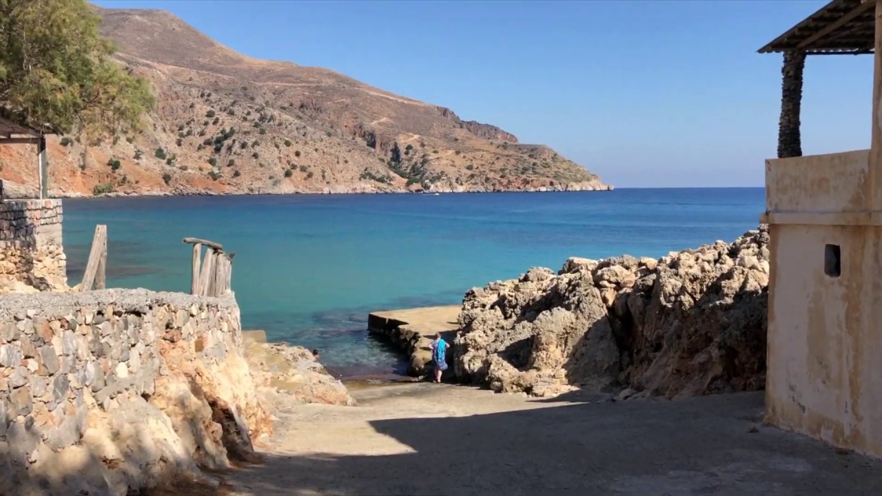Octopus Bay, in North-West Crete - YouTube