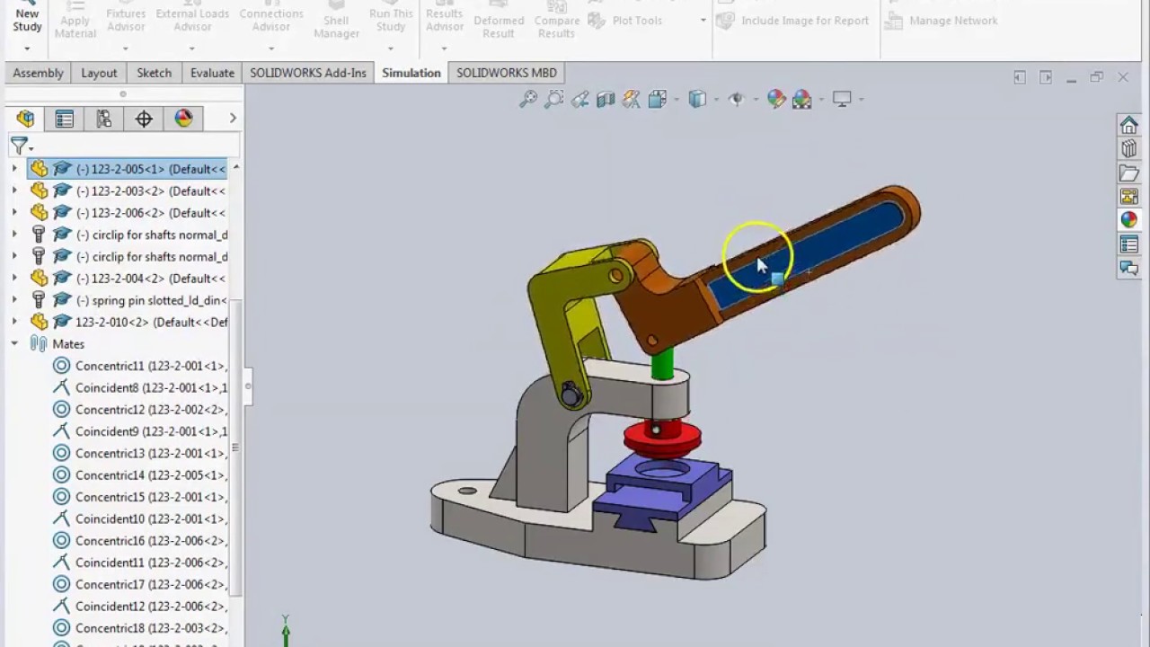 Solidworks Ex 2 Assembly Part 1 - YouTube