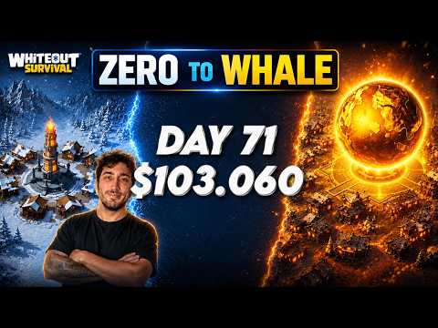 SIFIRDAN BALİNAYA #4 - DAY 71 | $103.060 Spent! - Whiteout Survival