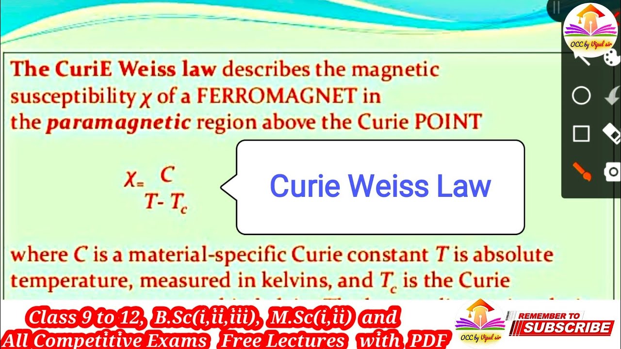 curie constant