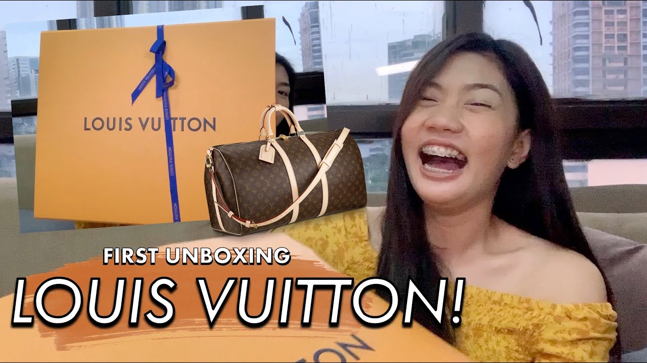 "UNBOXING MY FIRST LOUIS VUITTON!!" 👜 | Anghet Cayetano - YouTube