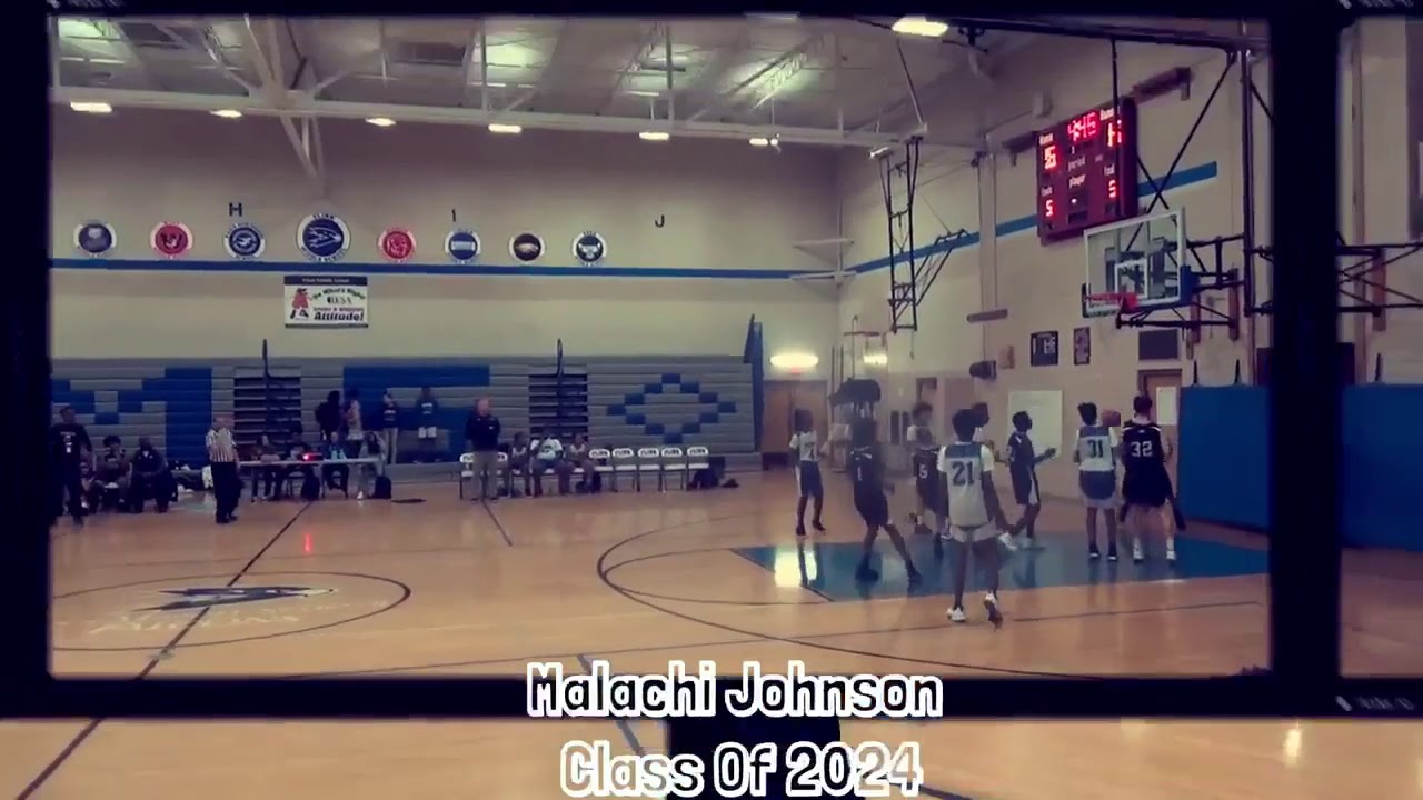 MALACHI JOHNSON P/G class of 2024 - YouTube