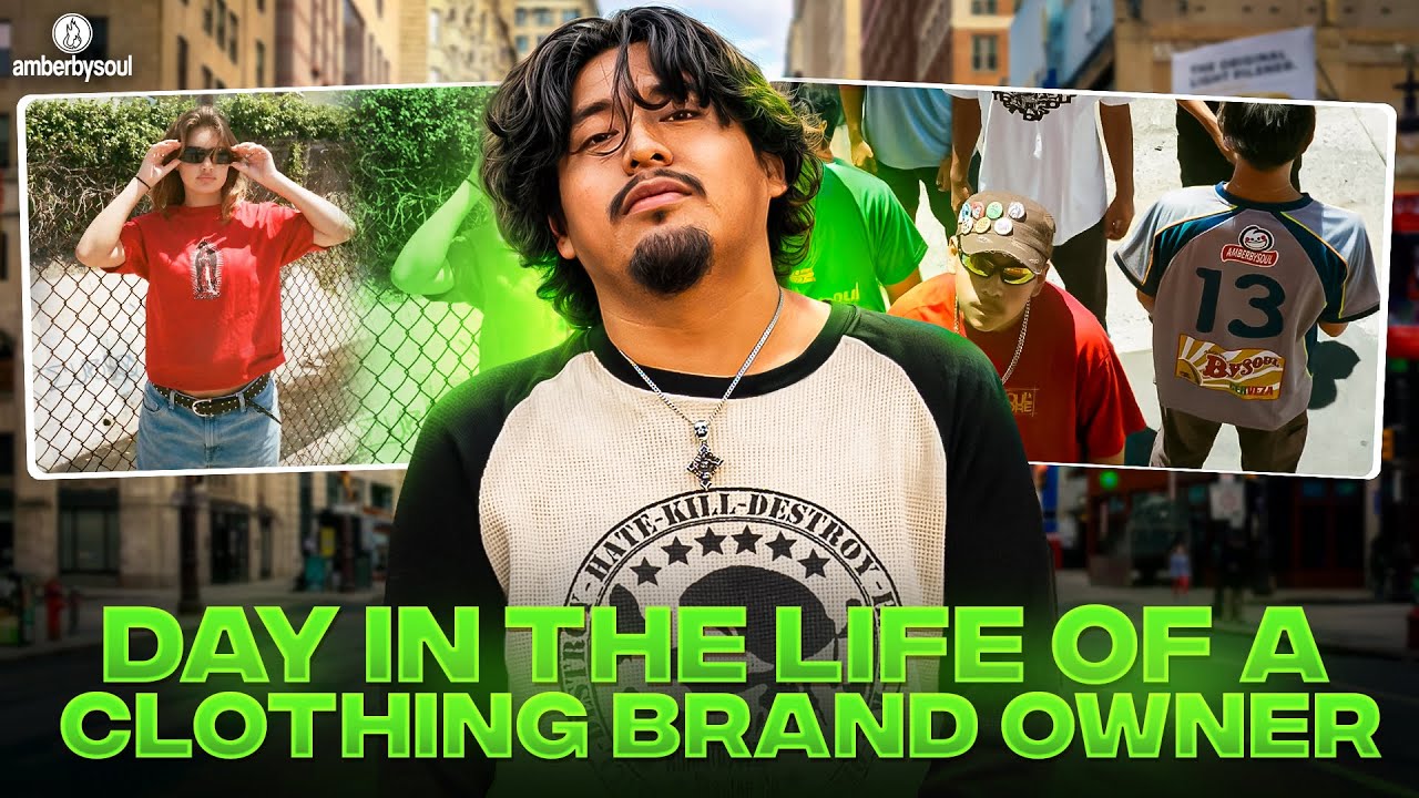 Day in the Life of a Clothing Brand Owner - YouTube