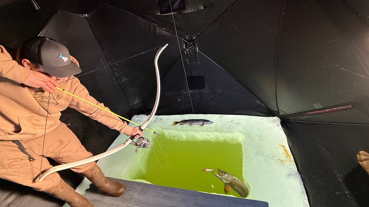 Bowfishing Pike with a Homemade Recurve Bow! (Catch and Cook) - YouTube