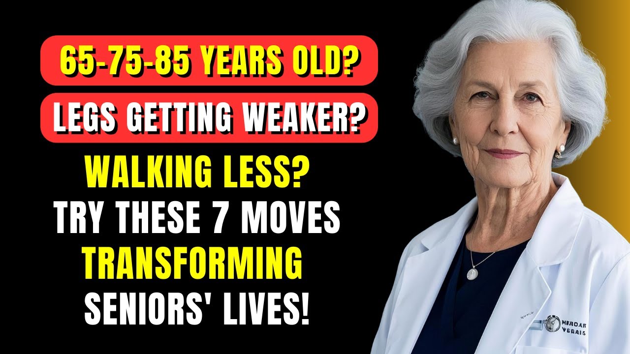 65-75-85 Years Old? Legs Getting Weaker? Walking Less? Try These 7 ...