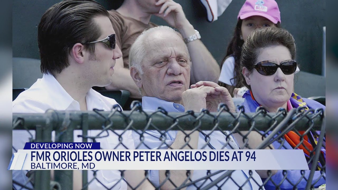 Former Baltimore Orioles owner Peter G. Angelos dies at 94 - YouTube