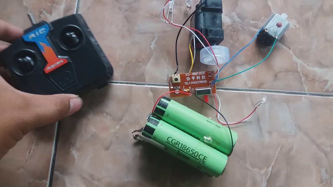 Paket Modul RC Remot Control Terbaru, Lampu LED Dinamo+Roda Gearbox ...