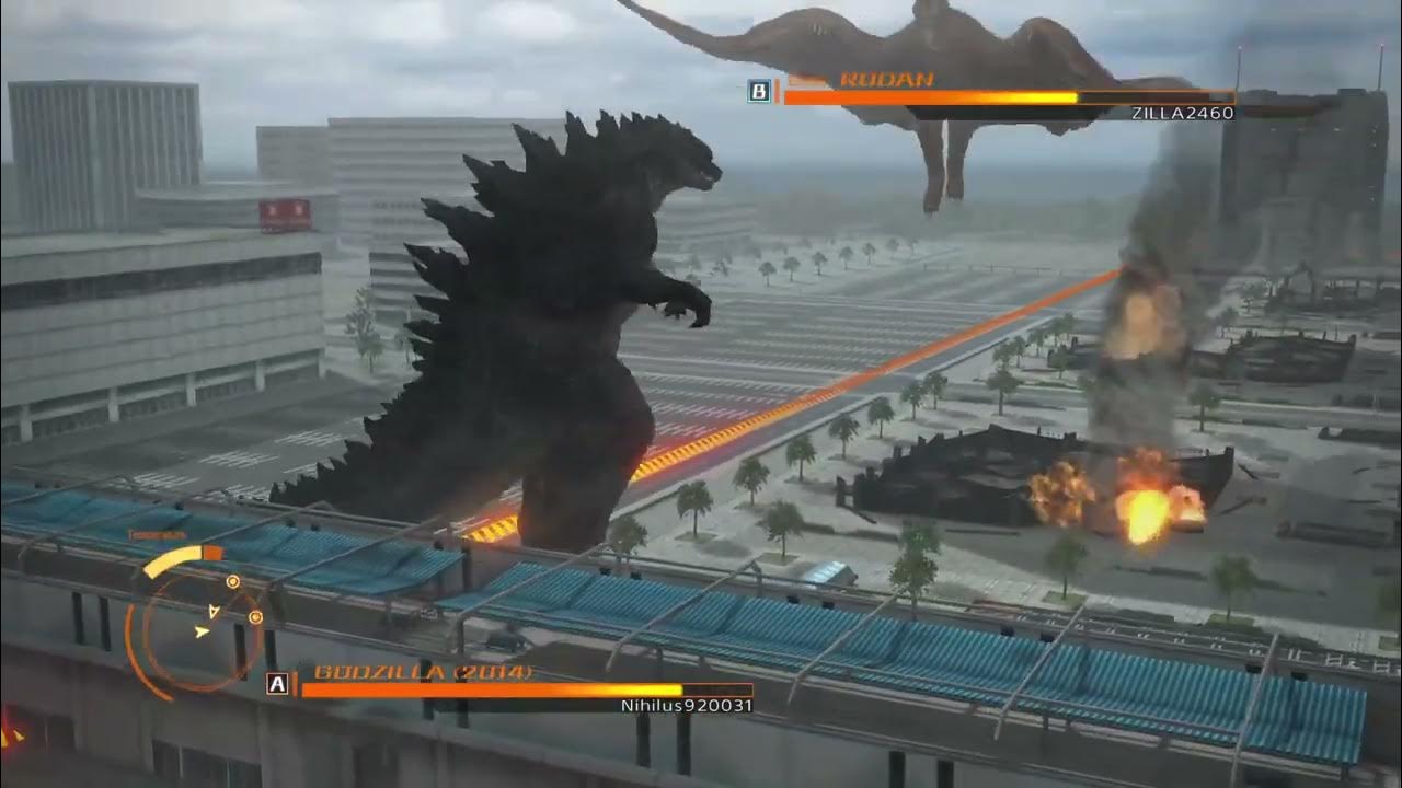 GODZILLA PS4 Online Battle: Godzilla 2014 vs Rodan - YouTube