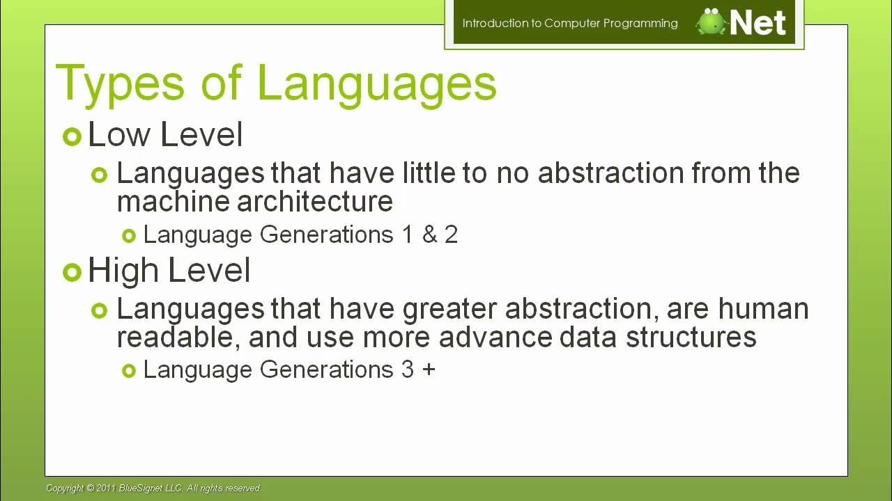 WiBit.Net - Introduction to Computer Programming - 02 - Introduction to Languages - Part 1 - YouTube
