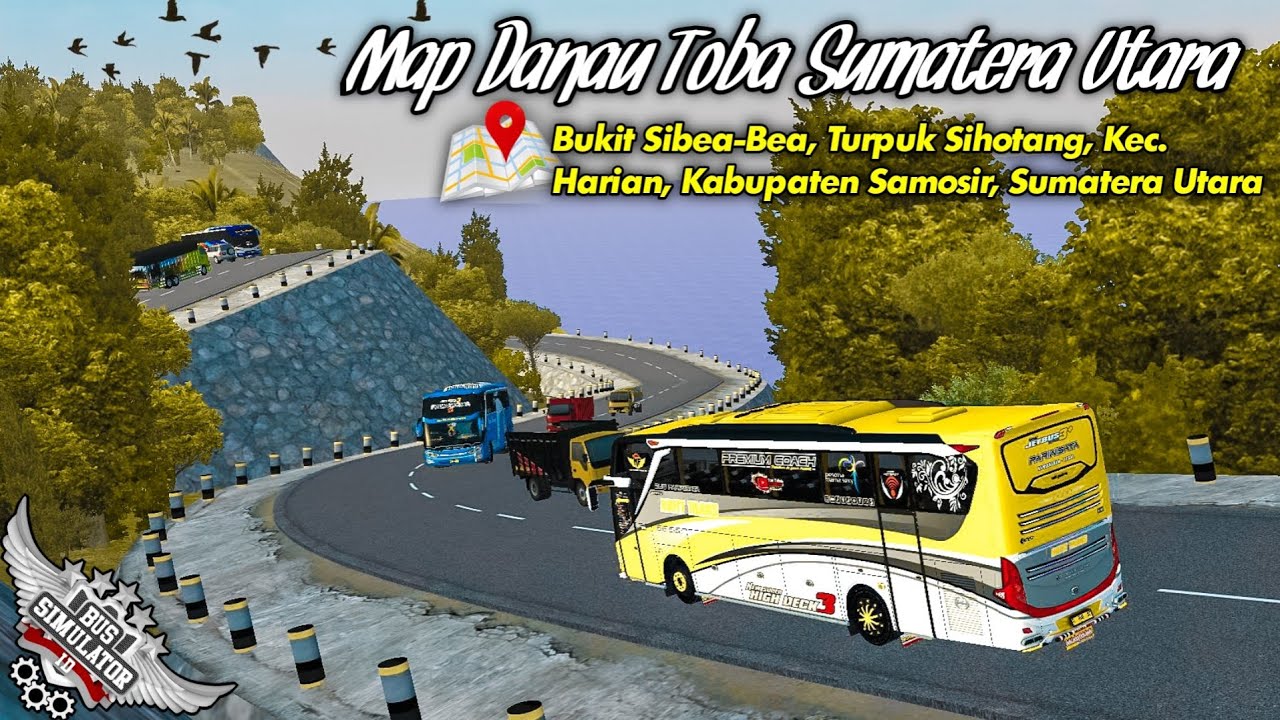 RILIS ! - MOD MAP BUSSID DANAU TOBA KELOK 8 ( Sibea-bea Samosir ...