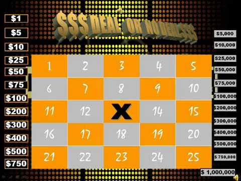 Free Deal or No Deal PowerPoint Game - YouTube