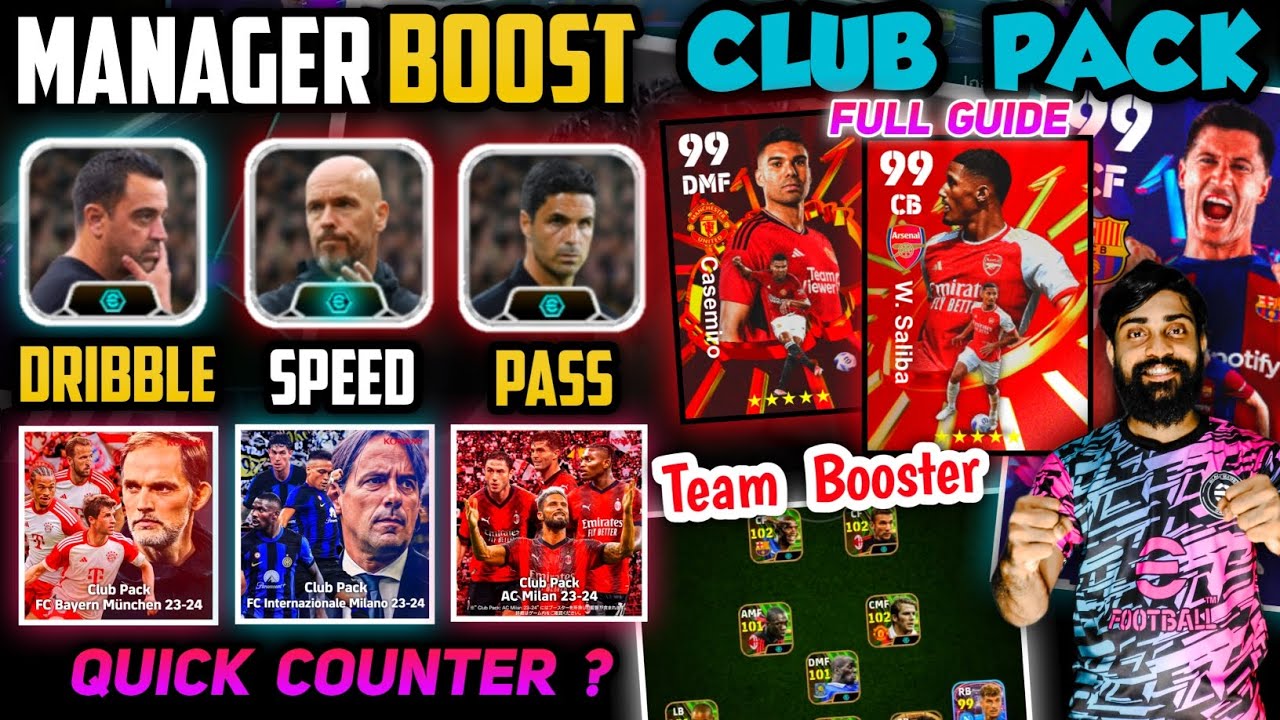 Manager Booster & Club Pack:- Full Guide | Best? | Boost For All ...