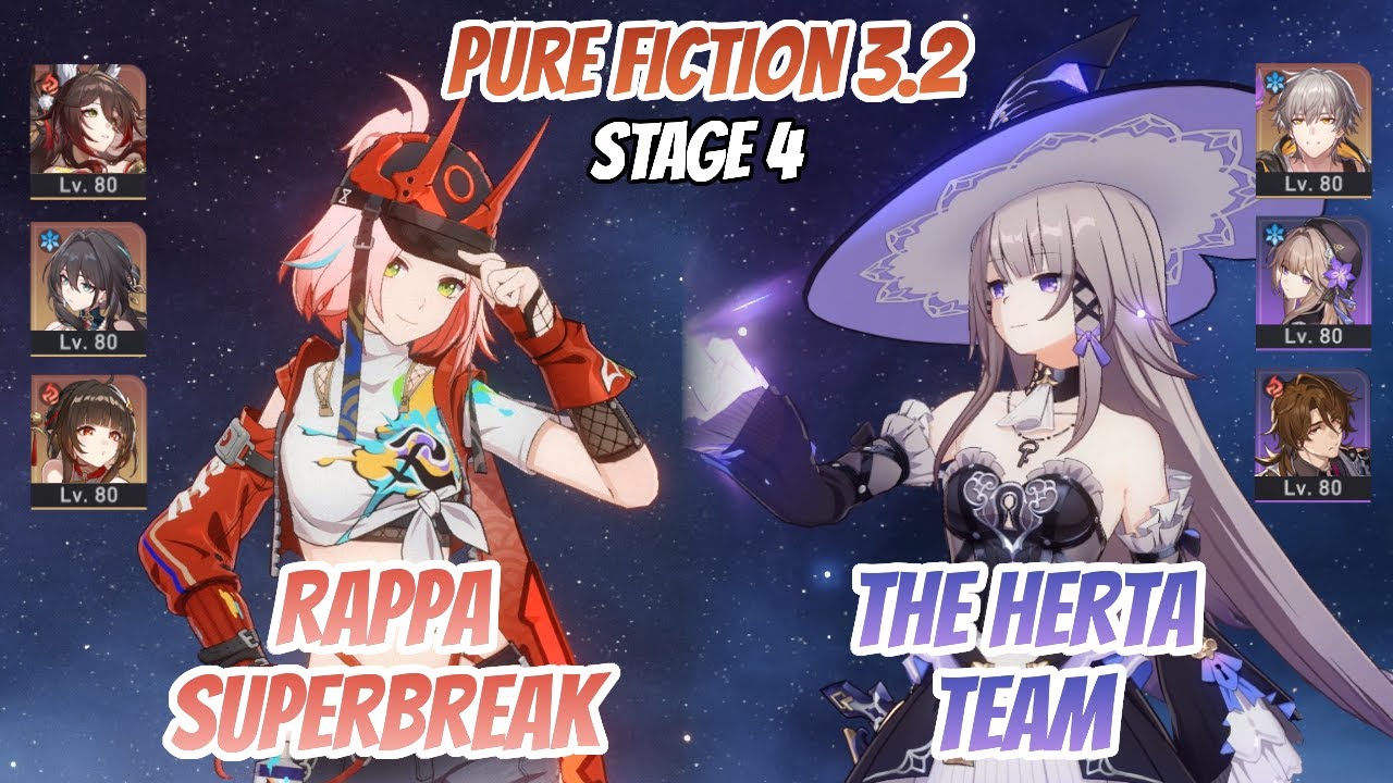 Rappa SuperBreak & The Herta Team Pure Fiction Stage 4 (3 Stars ...