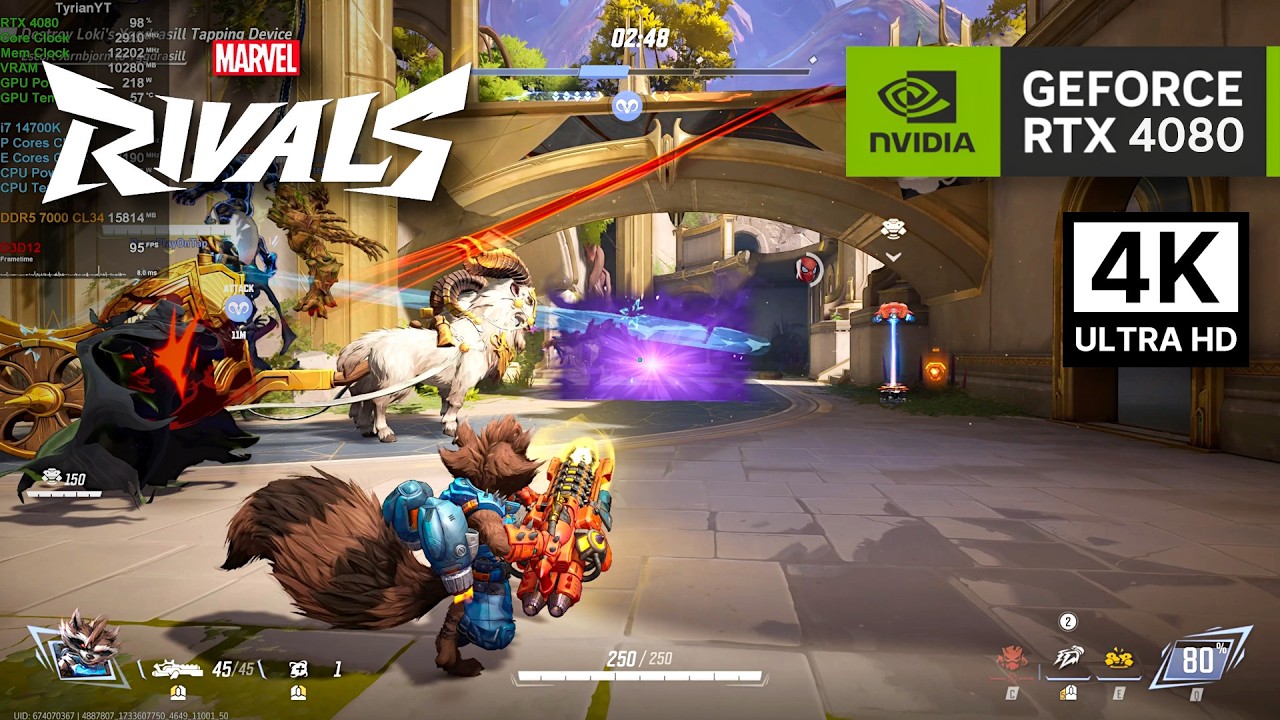Marvel Rivals at 4K Ultra Settings! | RTX 4080 + i7 14700K | DLAA ...