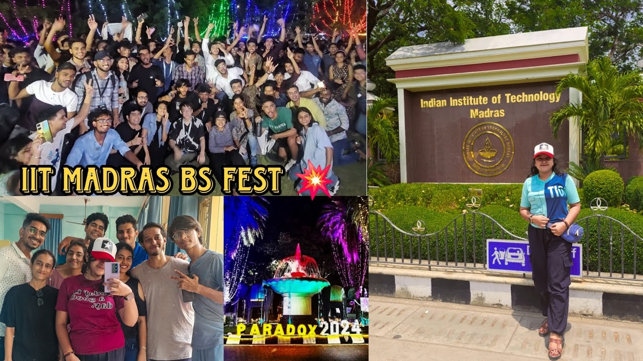IIT Madras Paradox 2024 | Part 1 Vlog | College Fest - YouTube